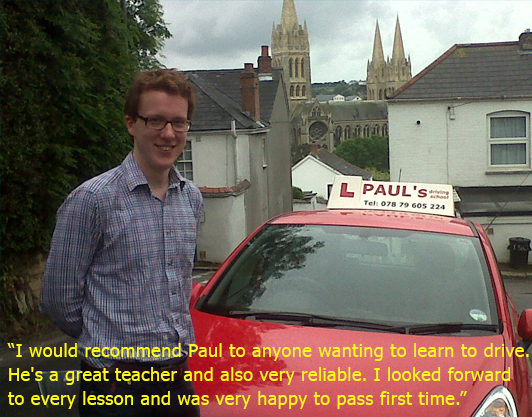 Paul's Driving School in Truro, Cornwall